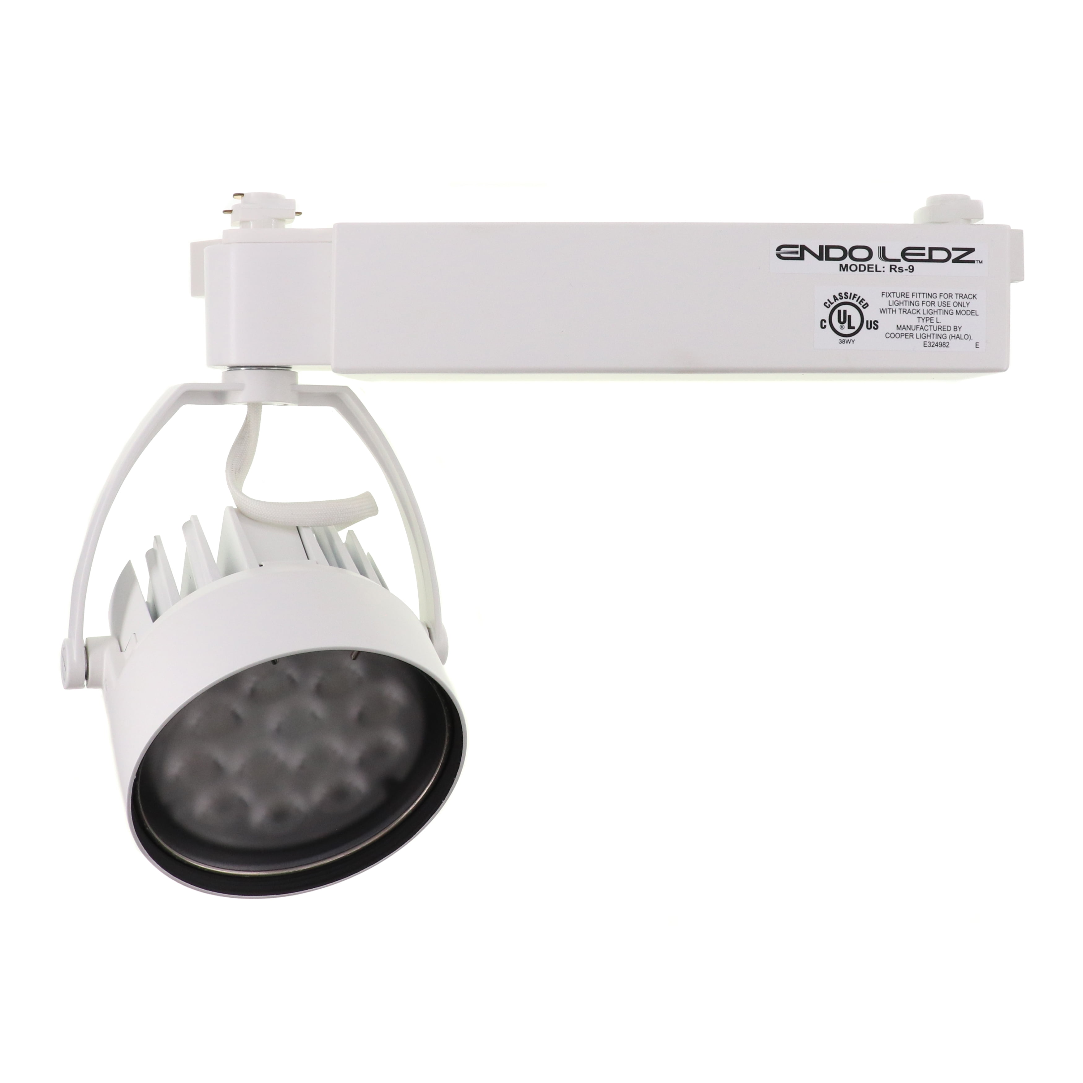 ICON Lighting RS-9 ENDO Adjustable LED Track Lighting Fixture, 3000K ...