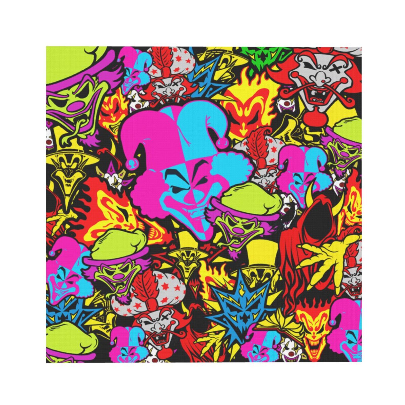 ICP Insane Clown Posse Canvas Decorative Poster Square Unframe Wall Poster Art Picture Painting ...