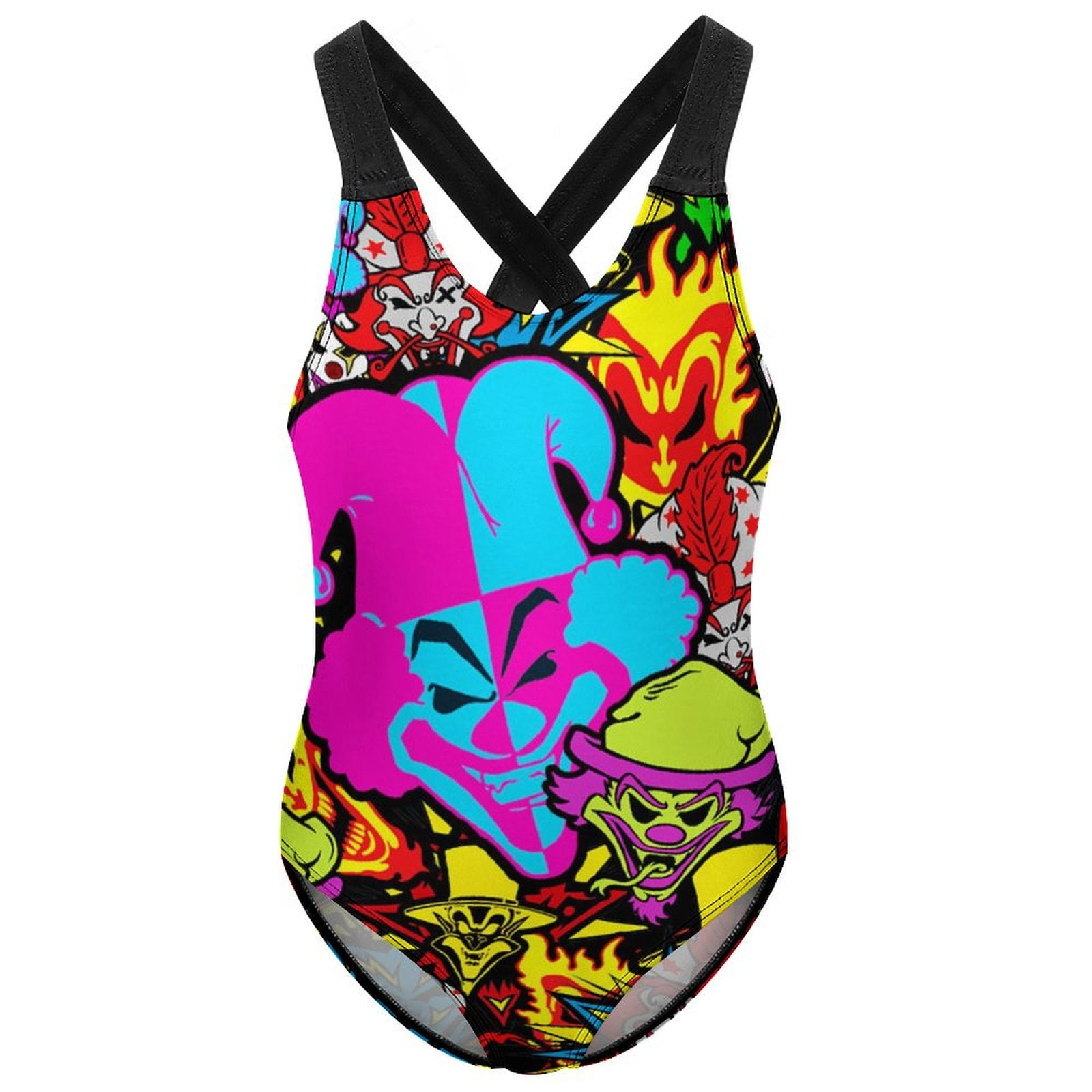 ICP Insane Clown Posse Children's One-piece Swimsuit Summer Girl's ...