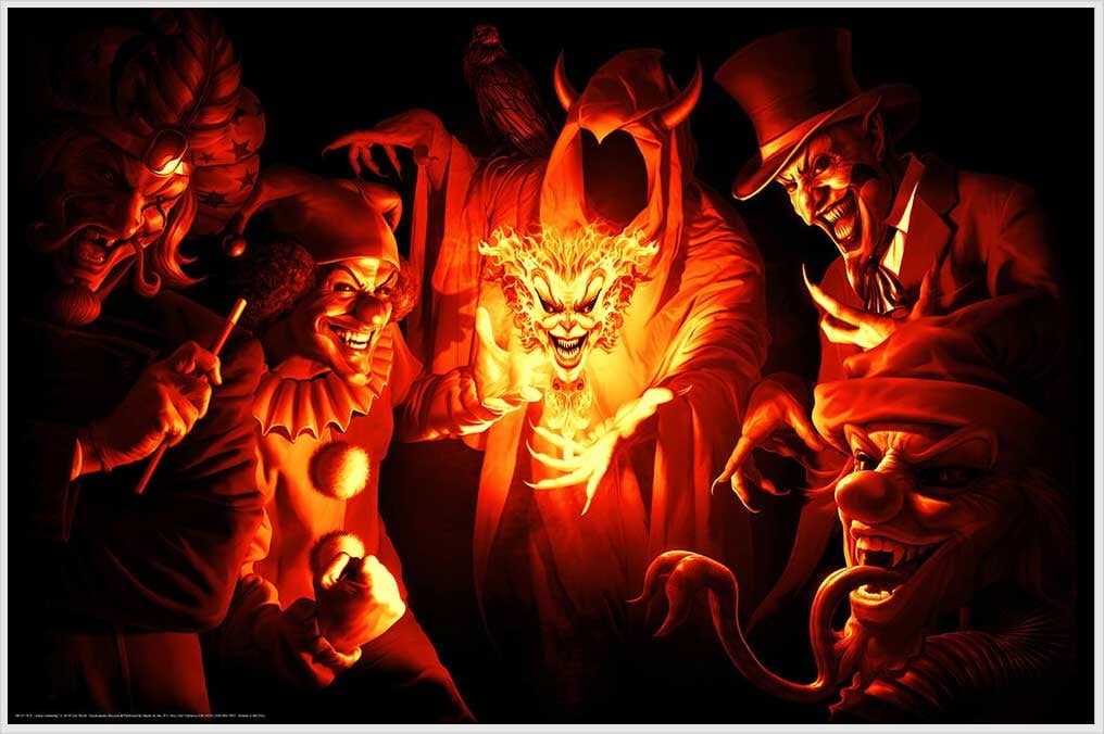 ICP Joker Gathering Poster - 36.5in x 24.5in - Laminated - Walmart.com