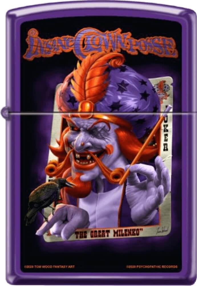 Zippo Manufacturing Company ICP Milenko Purple Matte Windproof Zippo ...