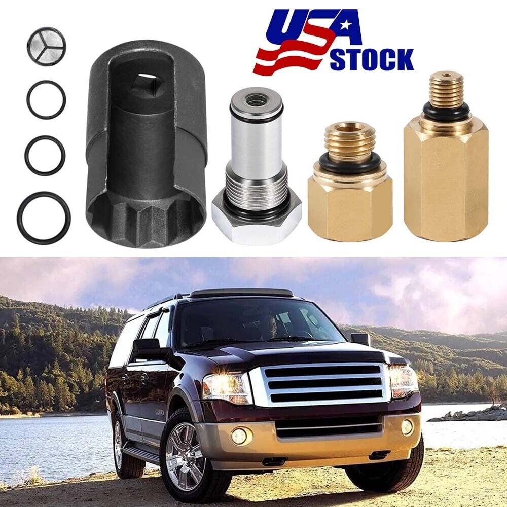 ICP Oil Fuel Rail Adapter IPR Valve Air Test Fitting Tool fit 2003~2010 ...