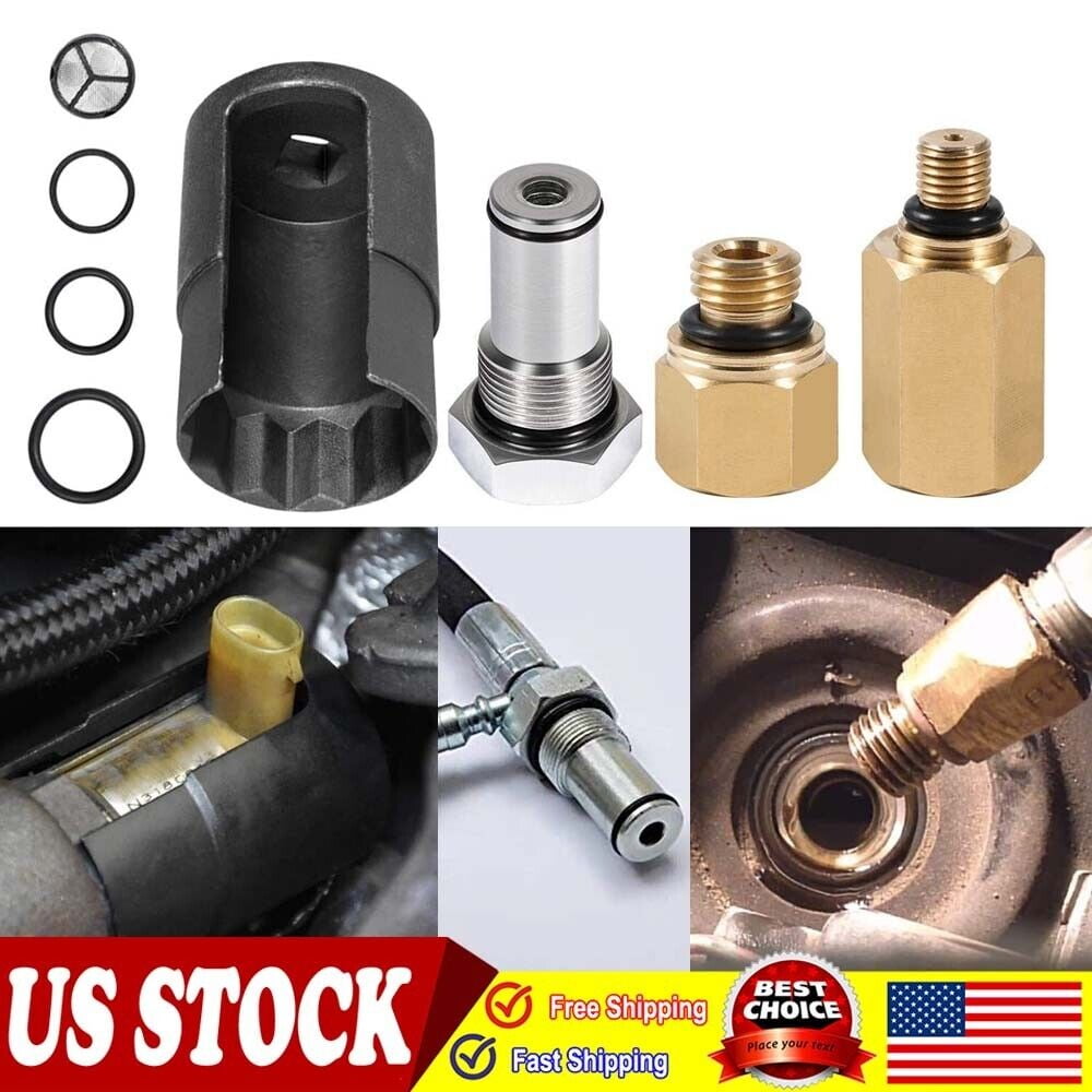 ICP Oil Fuel Rail Adapter IPR Valve Air Test Fitting Tool for 2003-10 ...