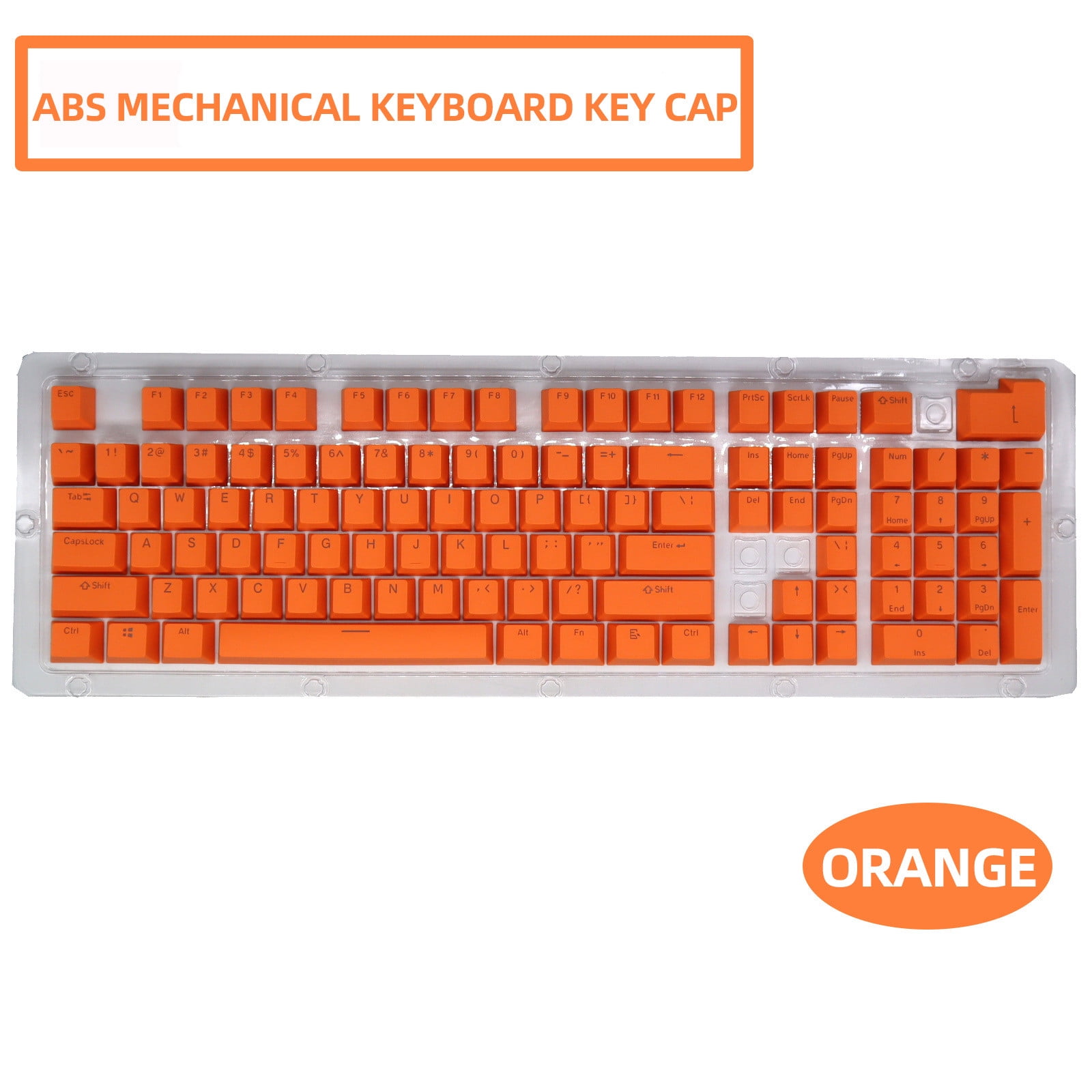 ICQOVD 104 Keys Cap Colorful-Backlit Gaming Keycap Replacement ...