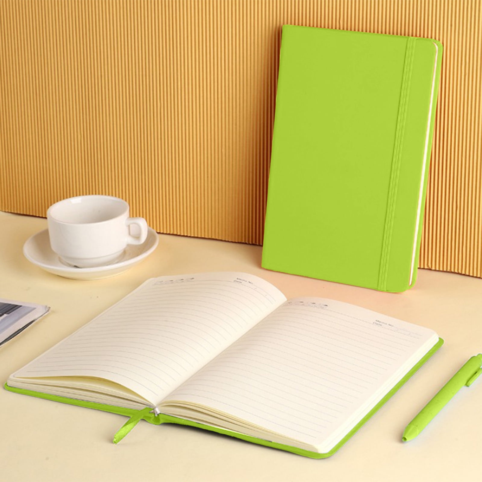 ICQOVD 2025 New Style Leather Planner Notepad Imitation Leather Cover ...