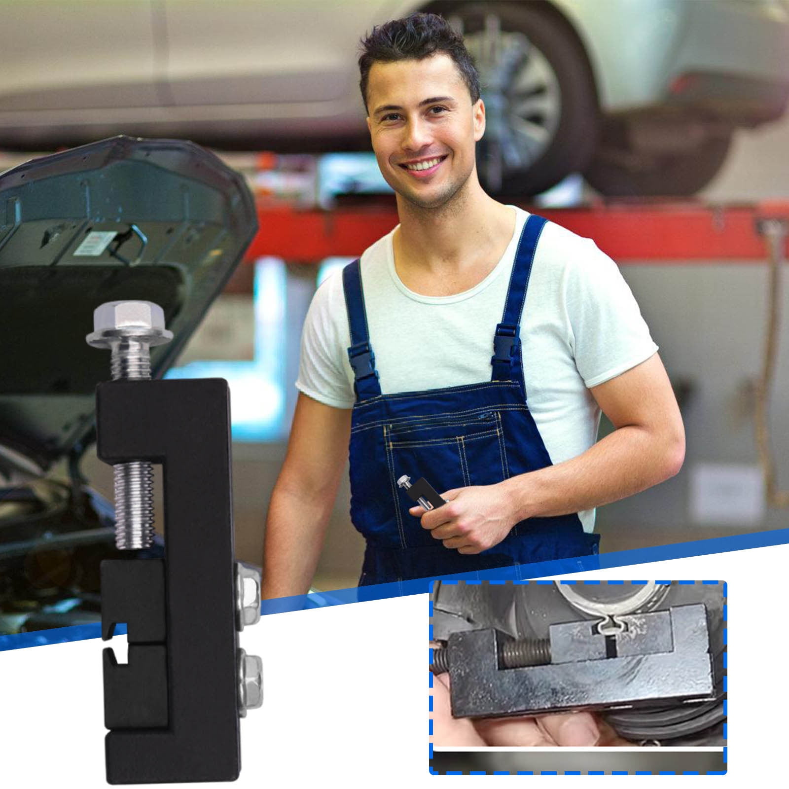 ICQOVD Cage Clamp Locking Tool Dirt Cover Steering Gear Cage Throat ...