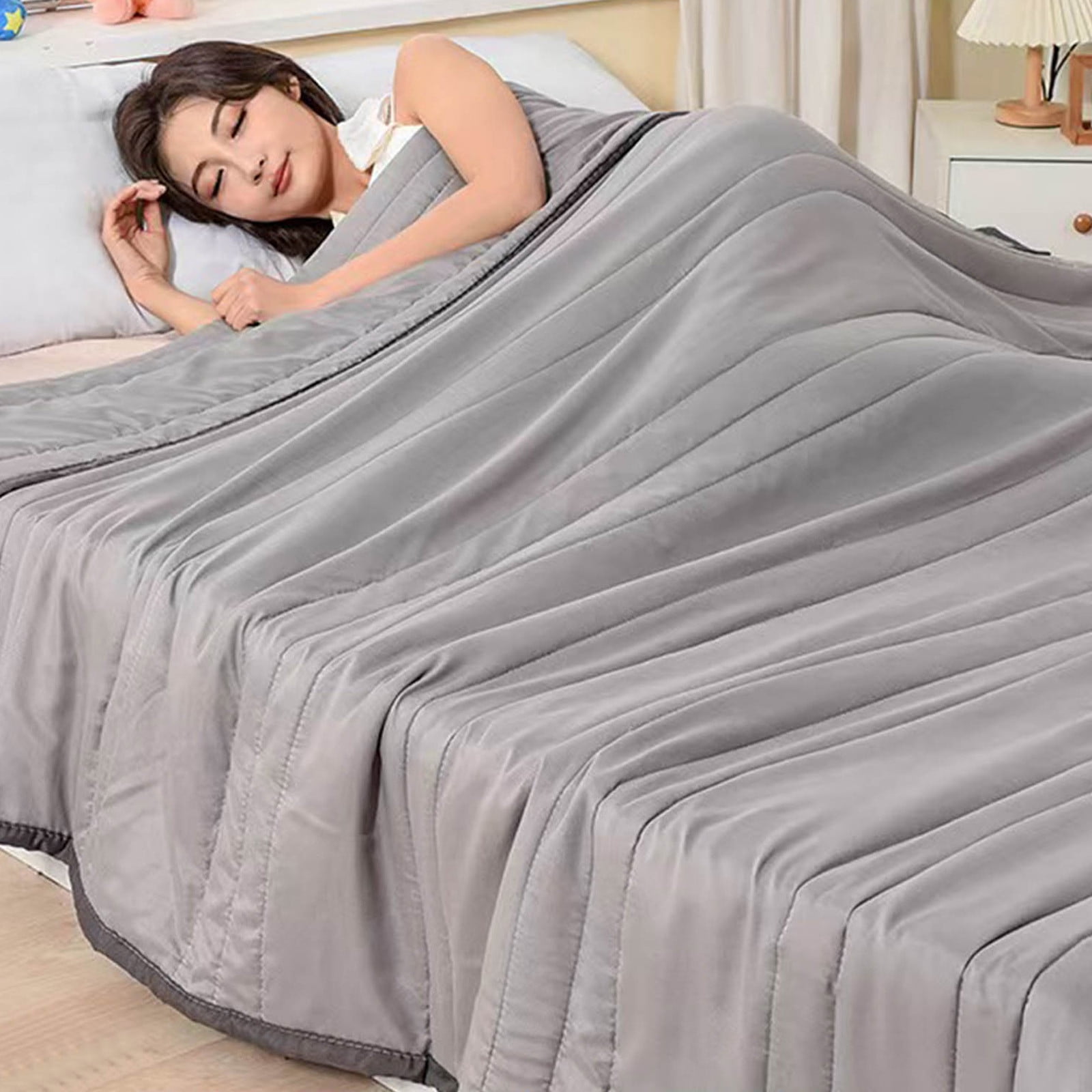 SDJMA Summer Cooler Quilt for Hot Sleepers and Night Sweats Cooler ...