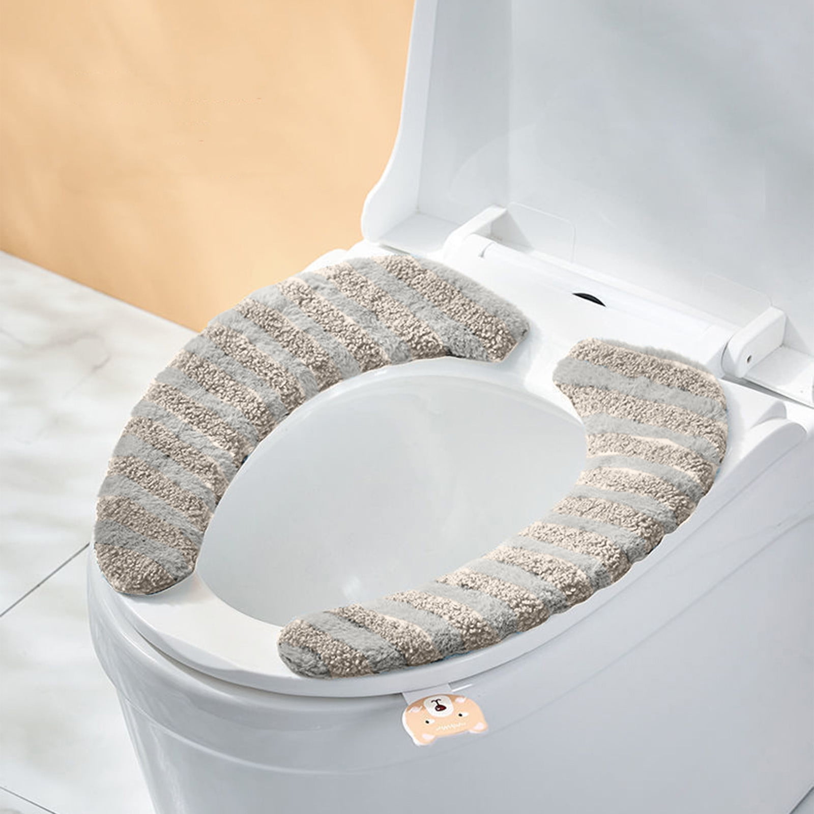 ICQOVD Toilet Seat Cushion Fall and Winter Thickened thermal Insulation ...