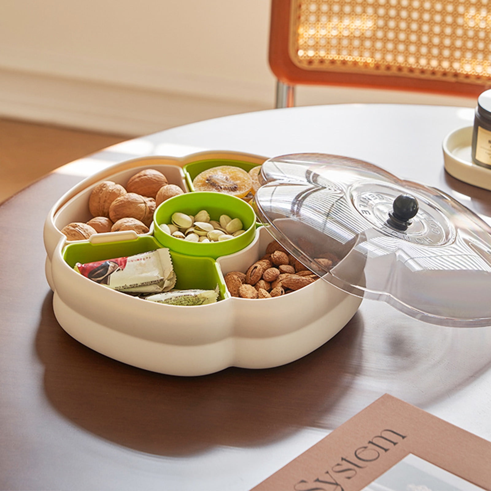 ICQOVD Detachable Combination Fruit Platter Home Living Room Dried ...