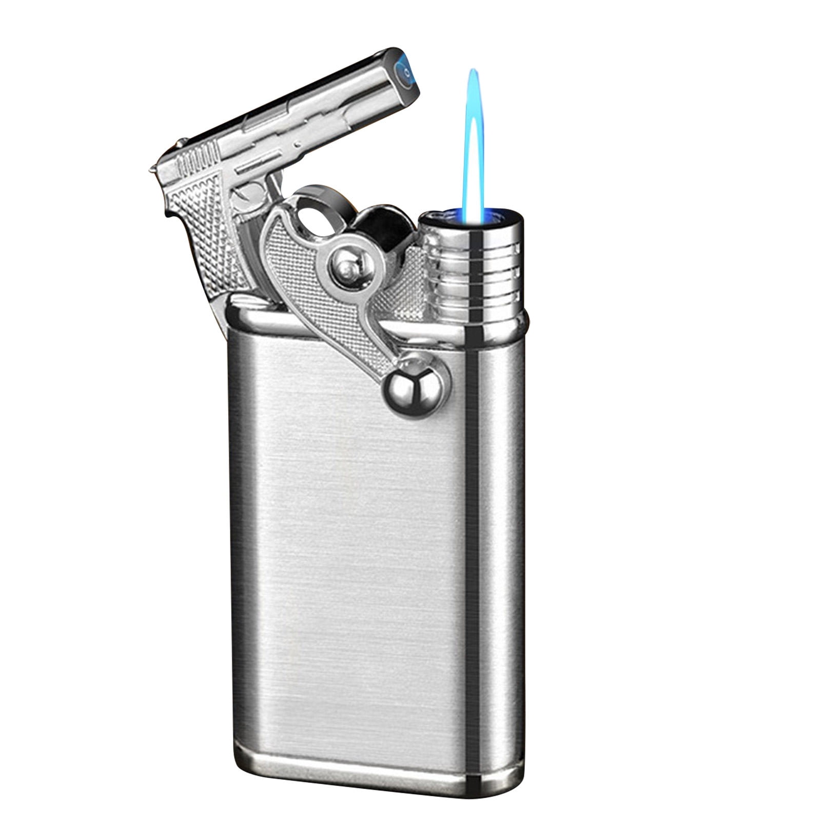 ICQOVD Double Flame Lighter Direct Charging Open Flame Conversion ...