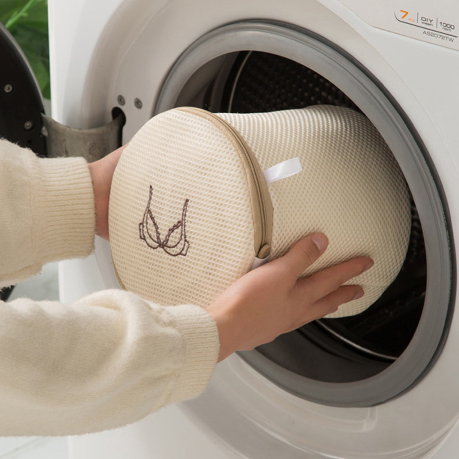ICQOVD Mesh Laundry Bags for Delicates with Zipper Clothing Washing ...