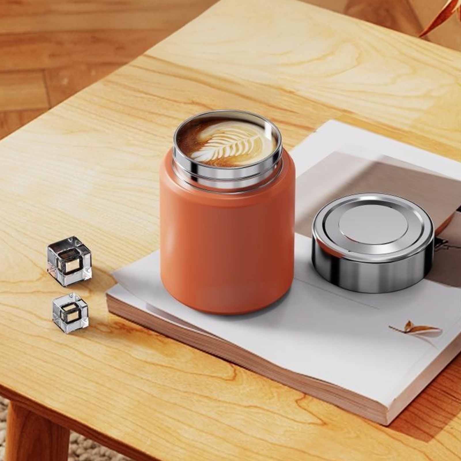 ICQOVD Portable Cup 316 Stainless Steel Liner Extra Long Insulation ...