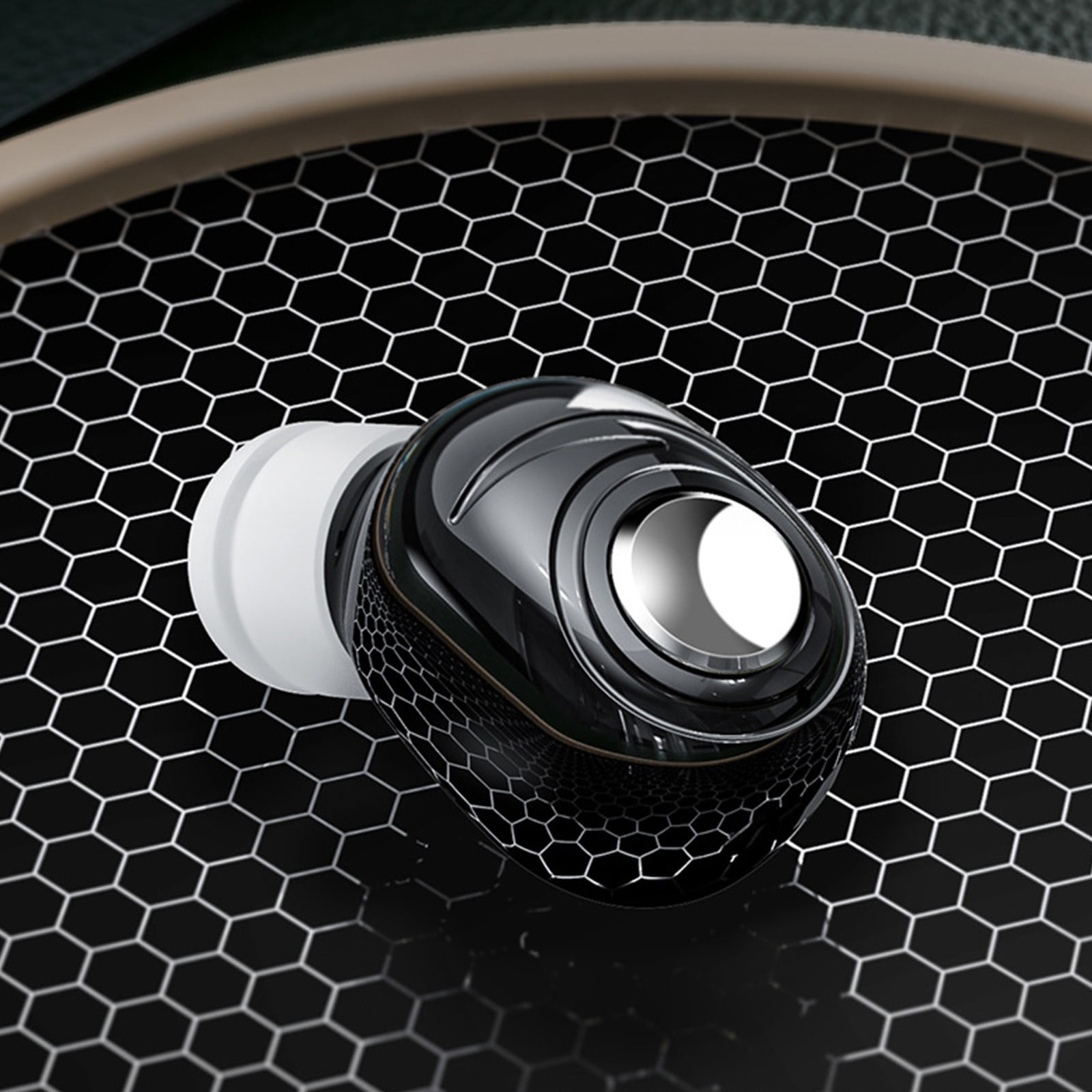 ICQOVD Single Bluetooth Earbud, Mini Wireless Headset, In Ear ...