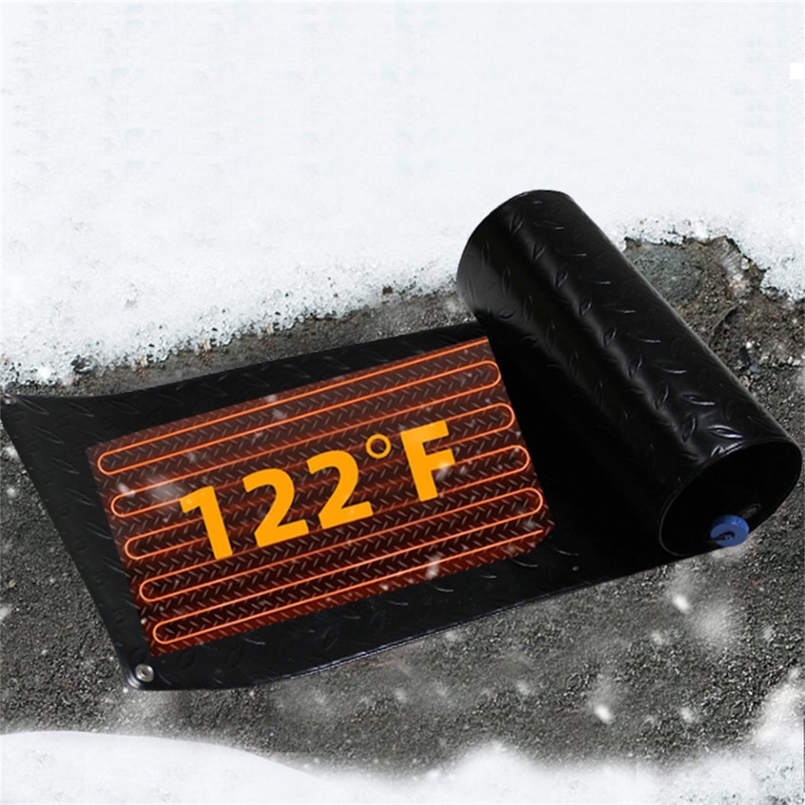 ICQOVD Snow Melting Mat 30x10 Inch 3 In/h Melting Speed Heated Outdoor ...