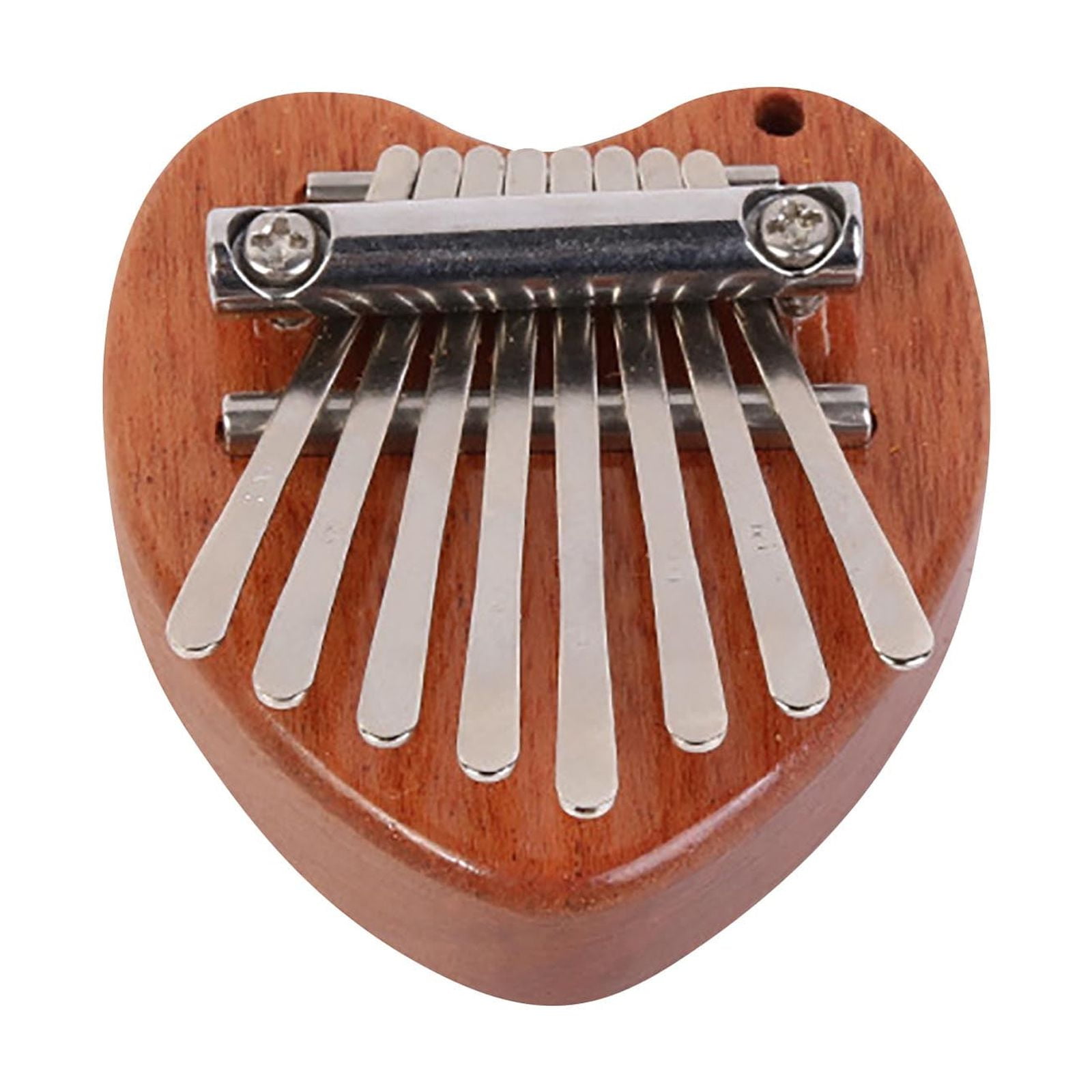 ICQOVD Solid Wood 8-tone Mini Thumb Piano Musical Instrument Wooden 8 ...