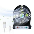 ICQOVD USB Fan Small Tower Mini Fan Second-Generation Motor, Pure Fan ...