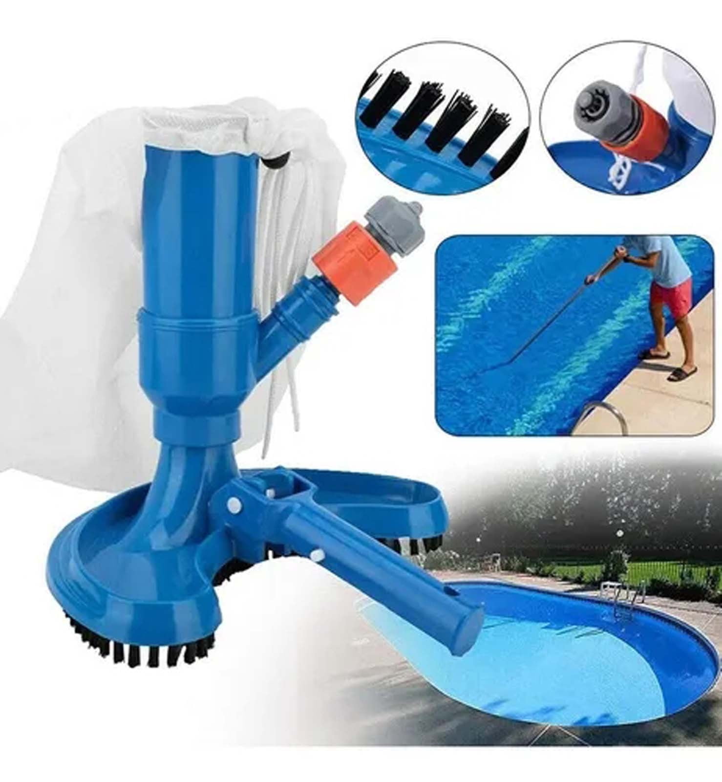 ICQOVD Vacuum Cleaner Portable Swimming Pool Handheld Cleaner with ...