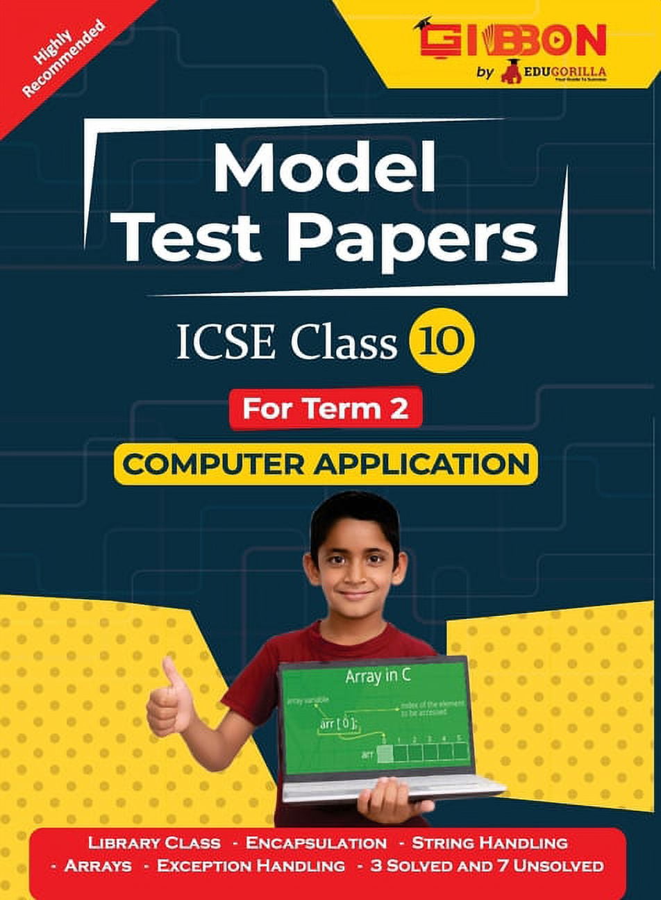 ICSE Model Test Papers For Class X Computer Applications Prep Up with ...