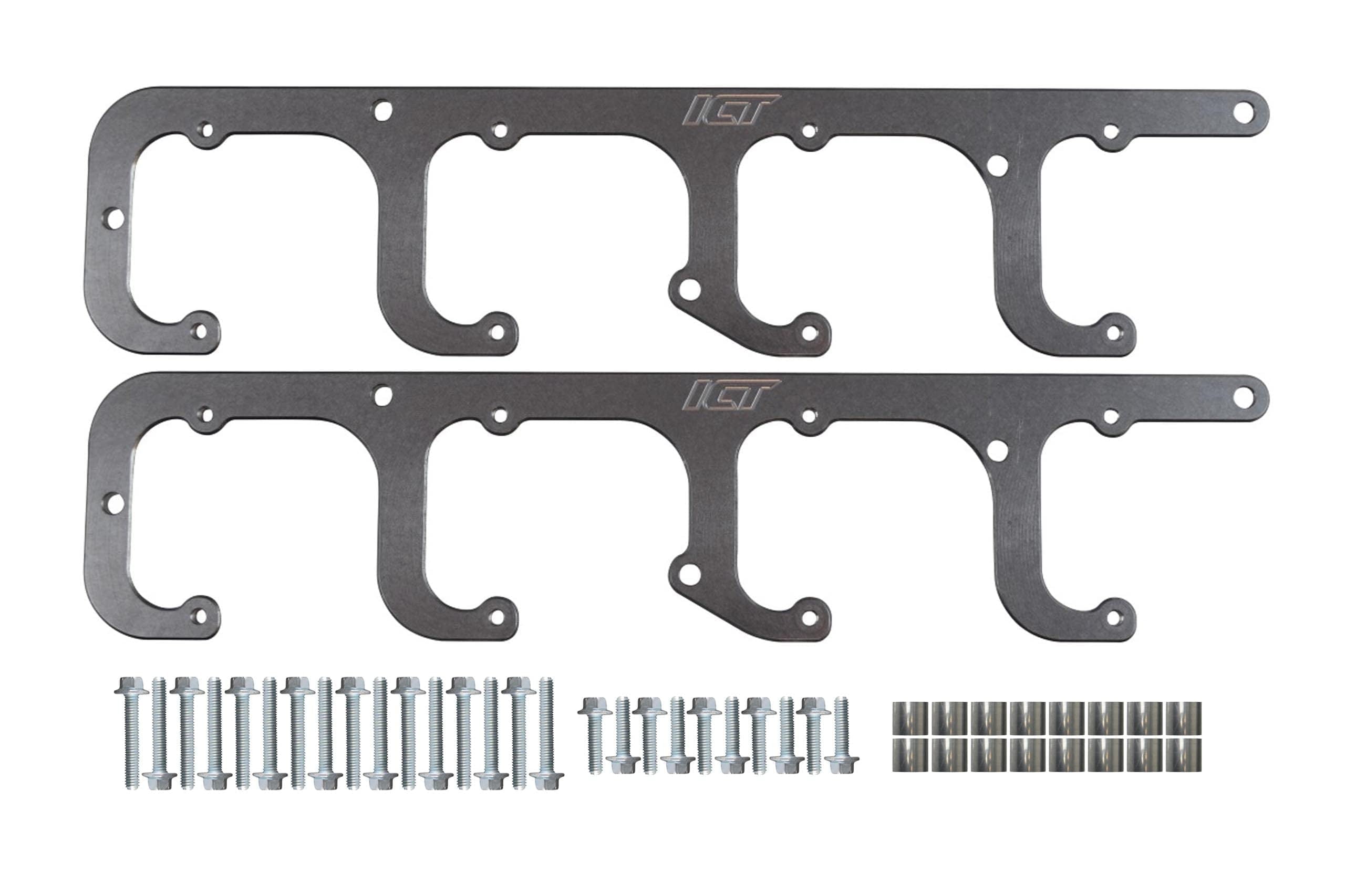 ICT Billet 5.3L LS Valve Cover Coil Brackets Compatible with D514A and ...