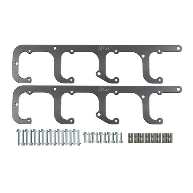 ICT Billet 5.3L LS Valve Cover Coil Brackets Compatible with D514A and ...