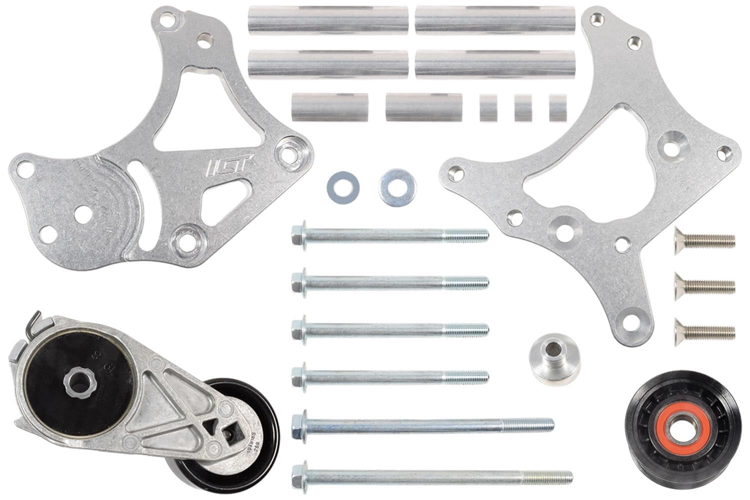 ICT Billet Alternator Bracket Compatible with S10 LS Swap LS1 LS3 LSX ...