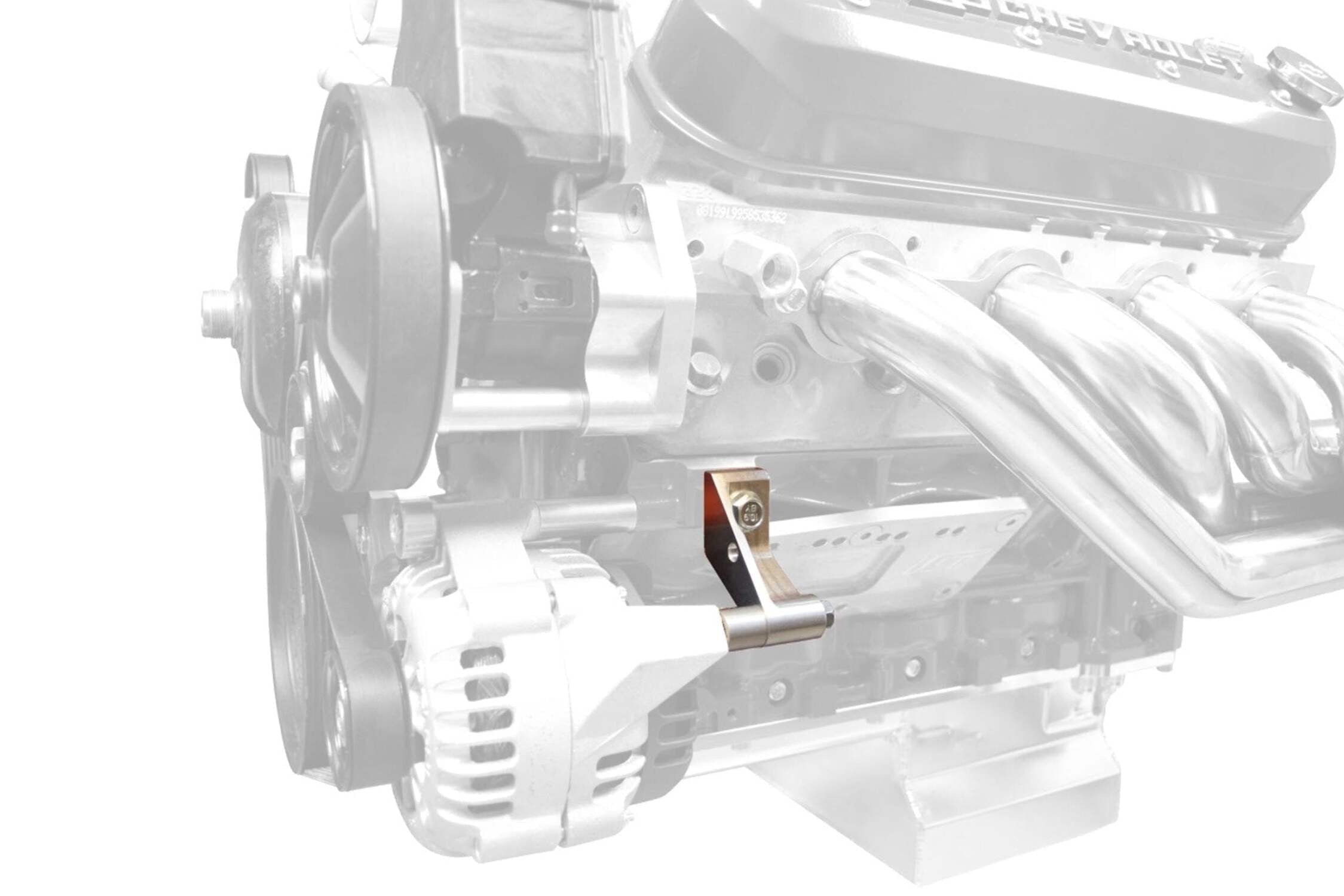 ICT Billet Alternator Bracket Rear Compatible with Chevy Camaro LS1 Z28 ...