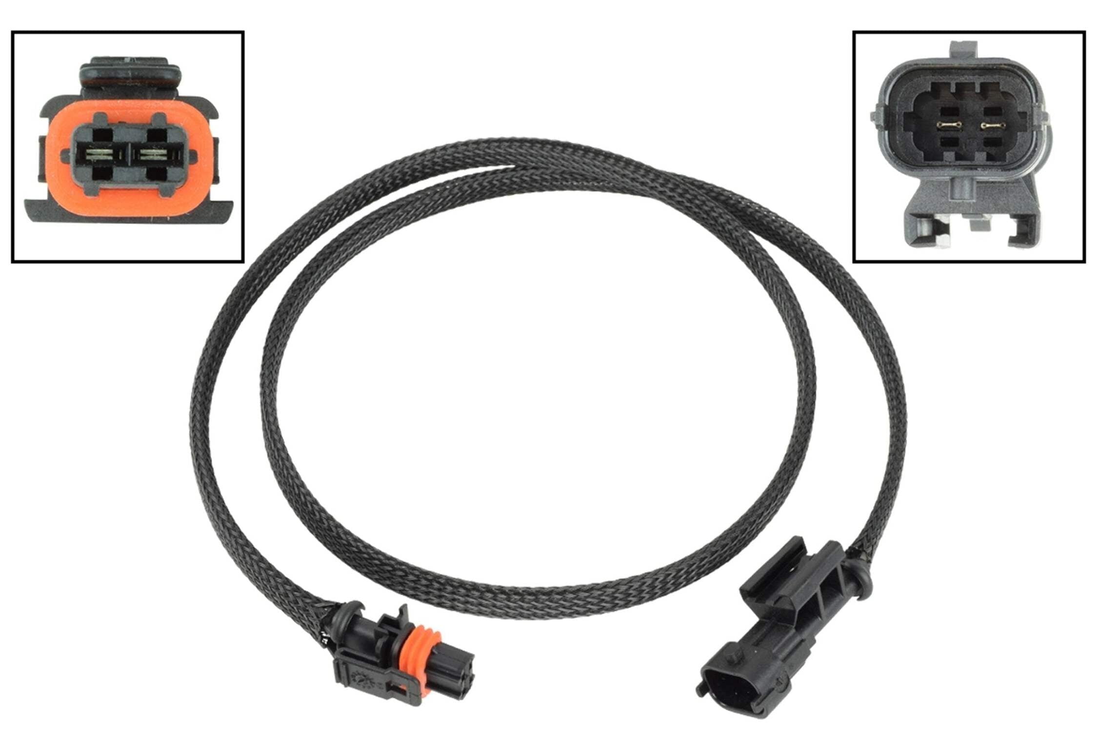 ICT Billet Alternator Wire Harness Extension 36" LS (2 Pin Hi-amp ...