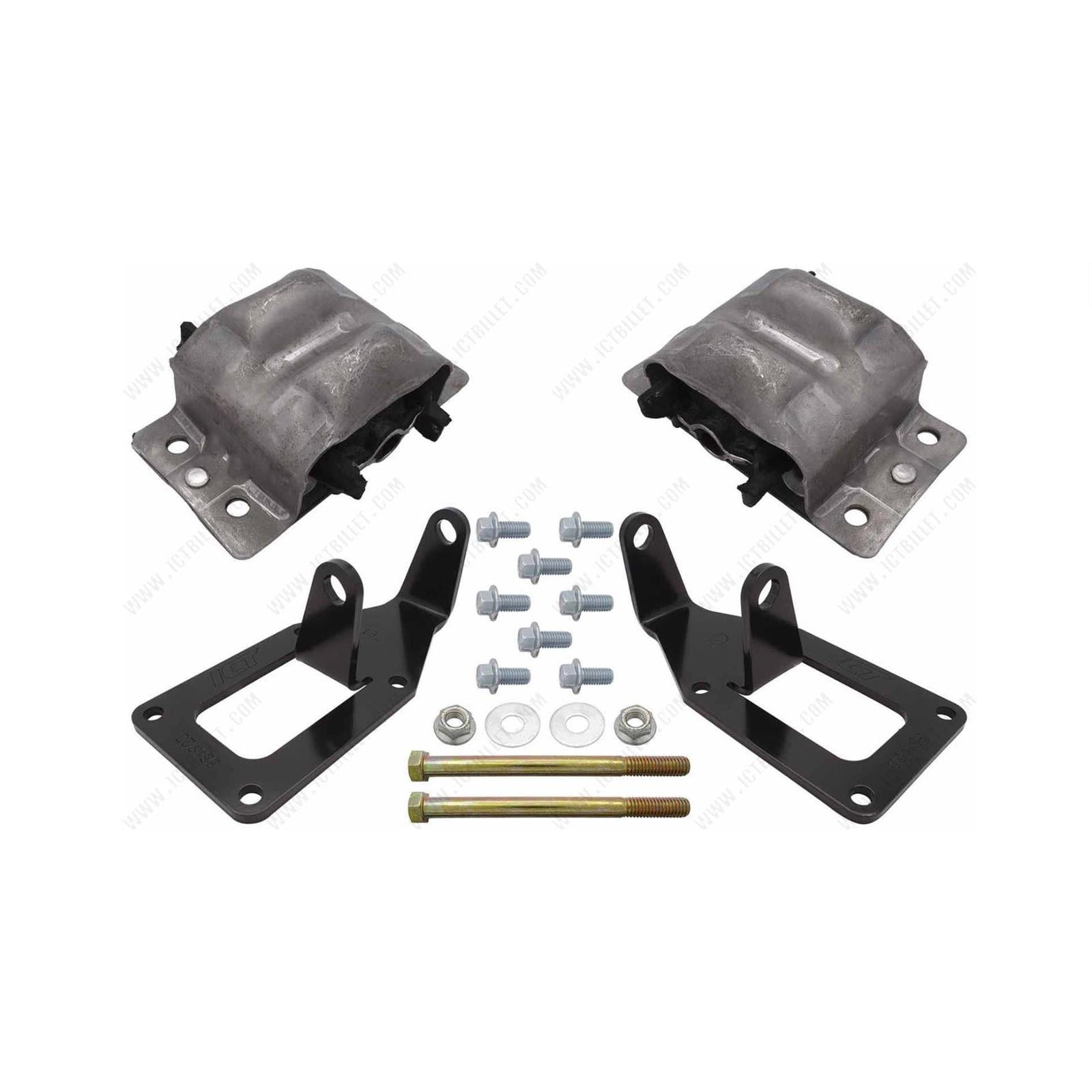 ICT Billet EM-LS-GBDY 78-88 Chevy G Body LS Swap Motor Mount Kit ...