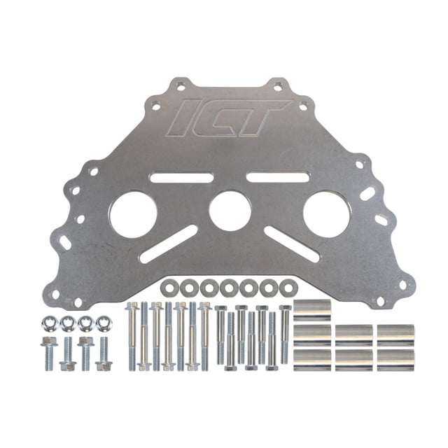 ICT Billet Engine Safe - Stand Adapter Plate Compatible with Ford BBF ...