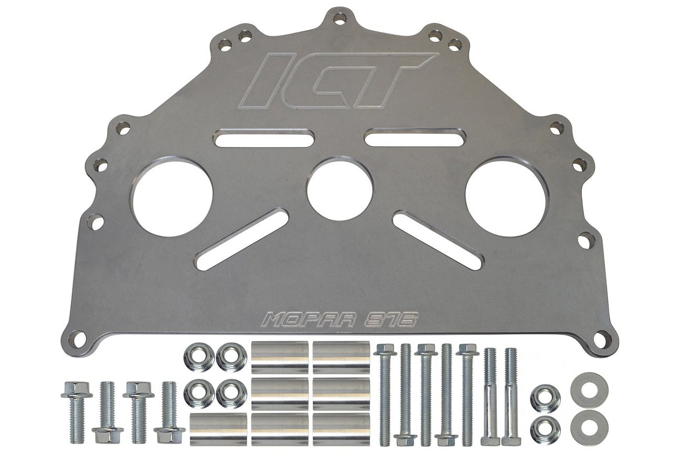ICT Billet Engine Safe - Stand Adapter Plate Compatible with Mopar LA B ...
