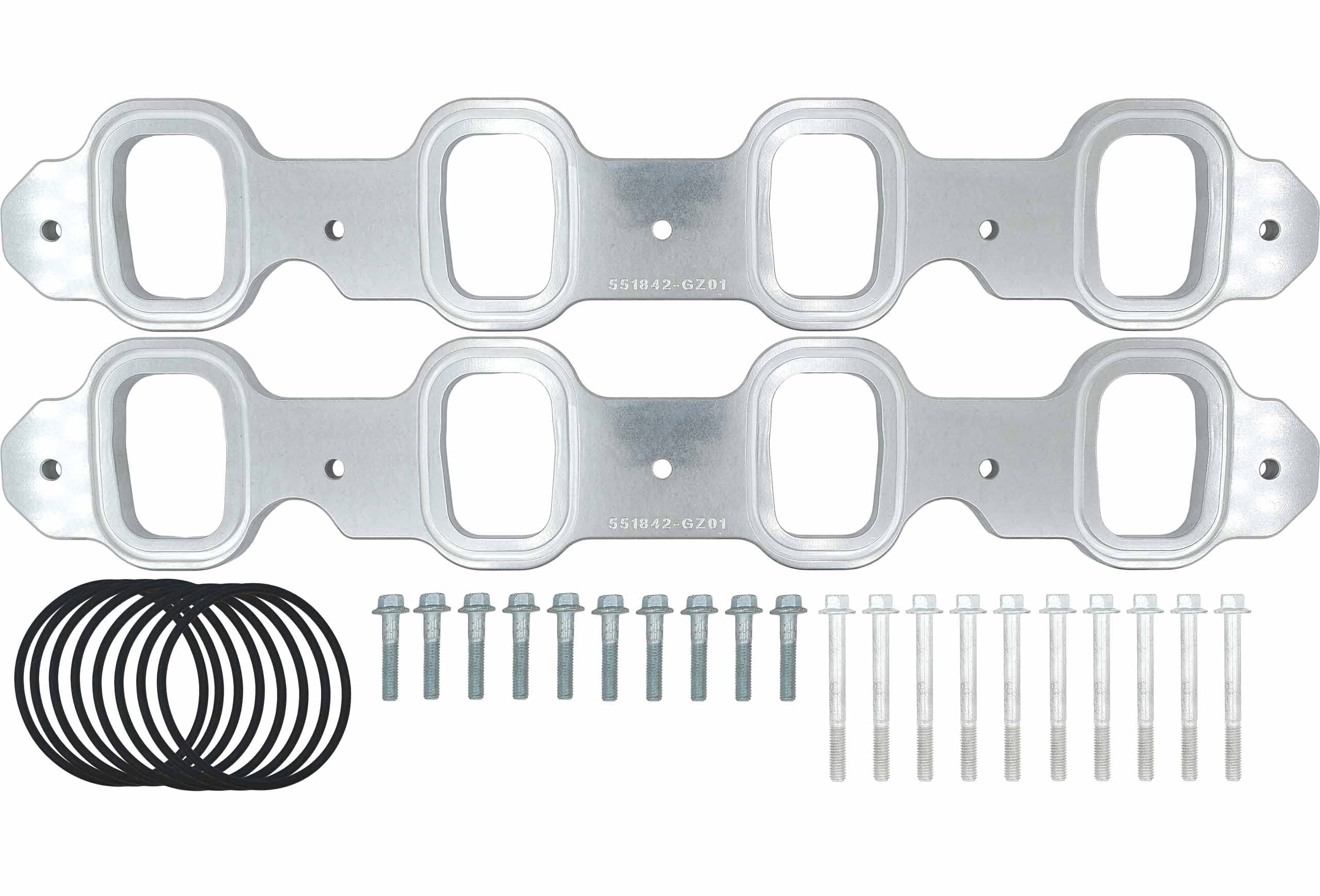 ICT Billet Intake Manifold Base Plate Weld Flanges 7.3L Godzilla 551842 ...