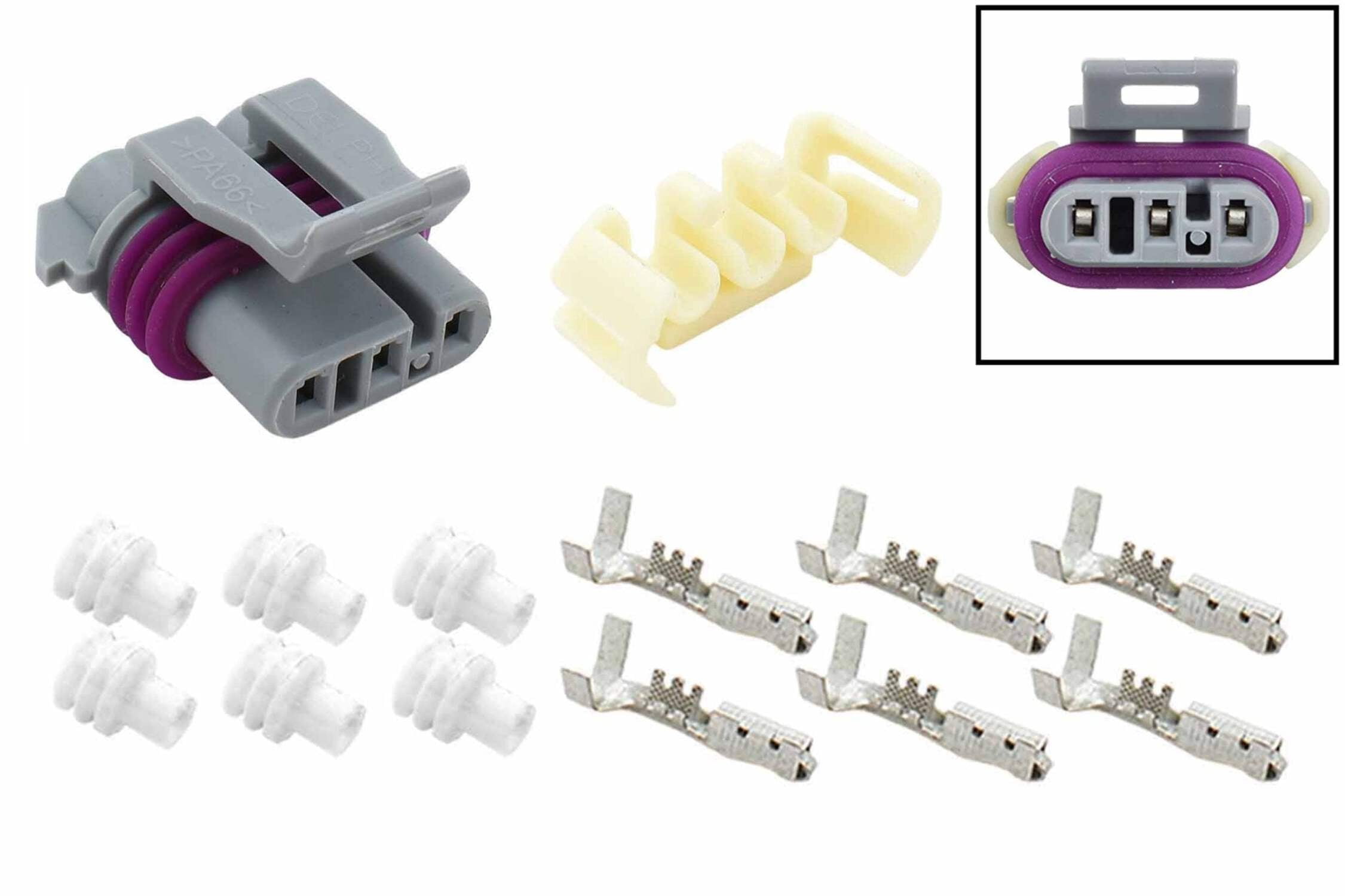 ICT Billet LS 3-Wire Gen 3 MAP Sensor Manifold Absolute Pressure ...