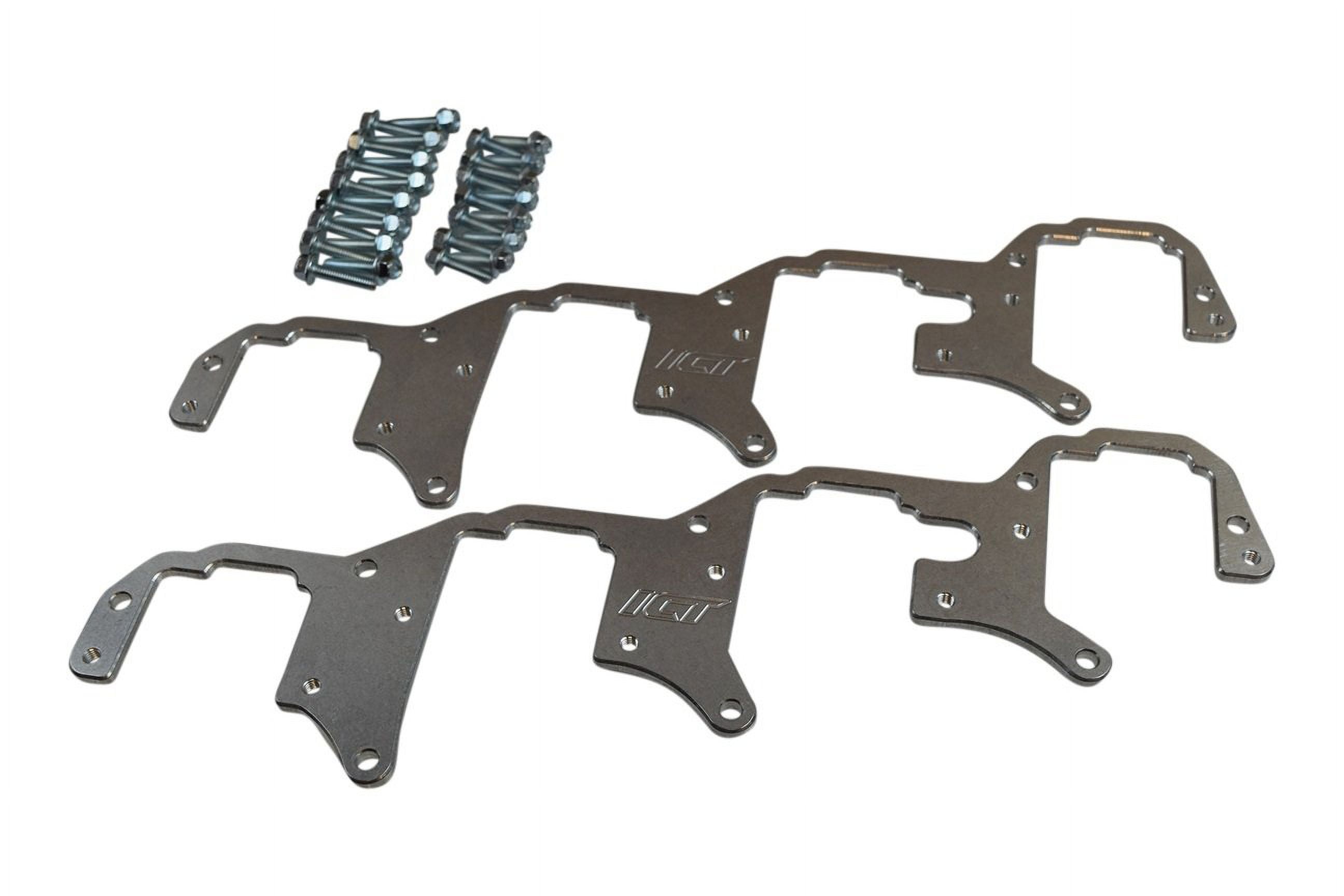 ICT Billet LS Billet Aluminum Coil Brackets Compatible with Holley AMP ...