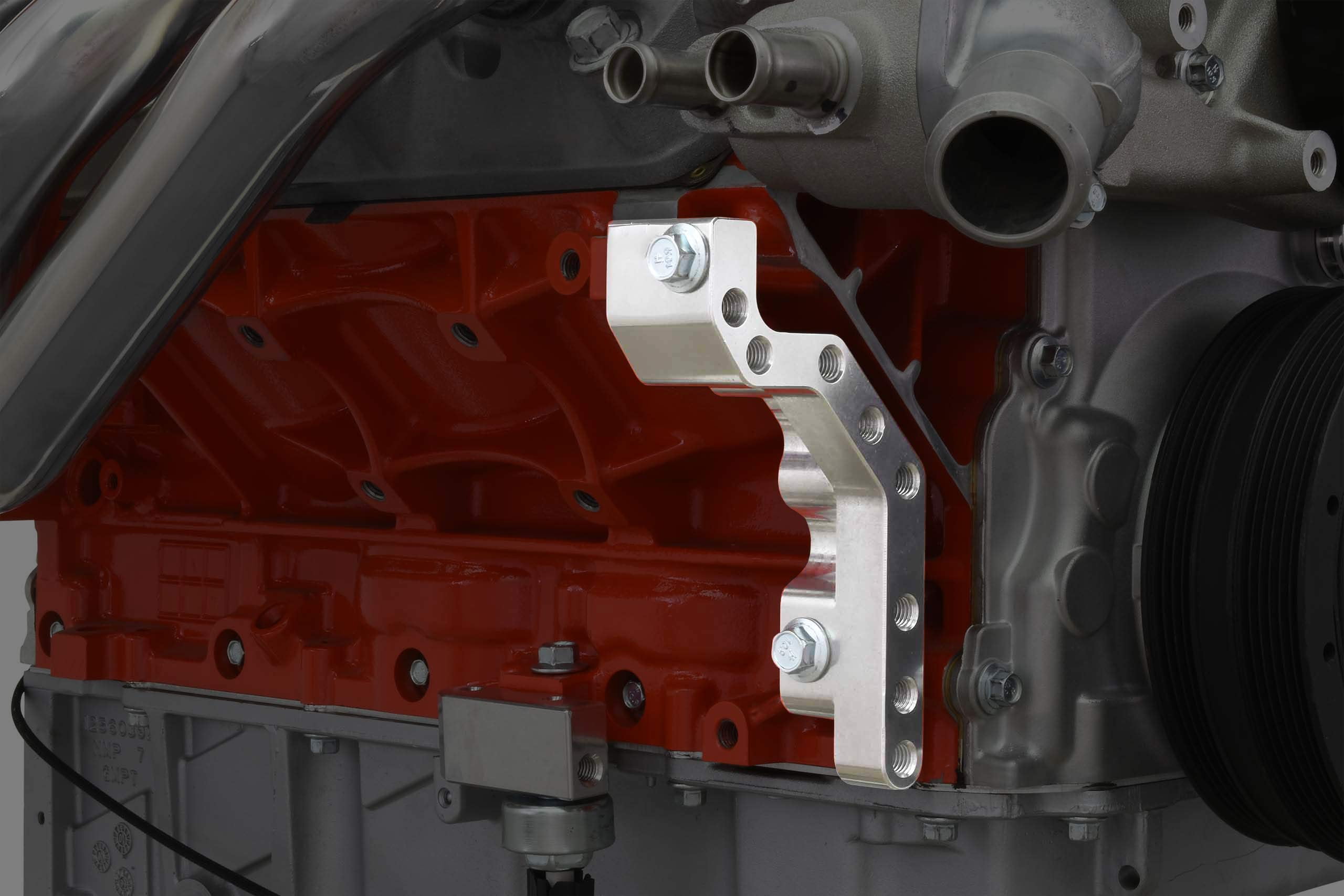 ICT Billet LS Builders Bracket for Low Mount Universal Accessory ...