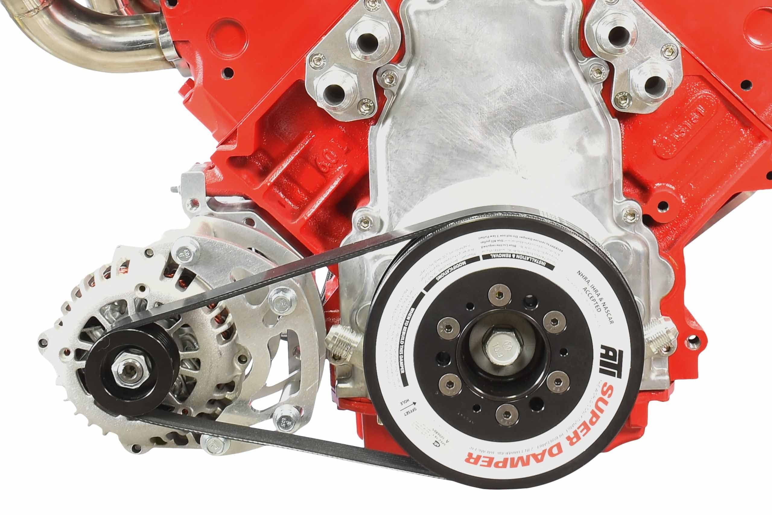 ICT Billet LS Camaro Spacing Low Mount Alternator Passenger Side ...