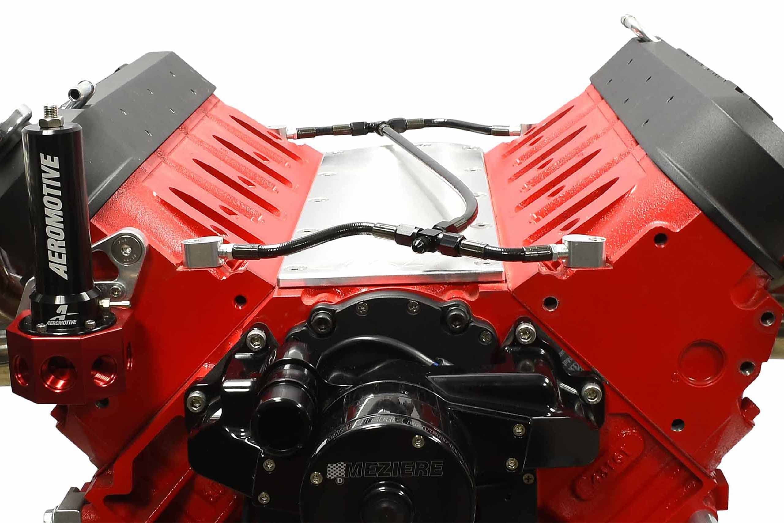 ICT Billet LS Cylinder Head Coolant Steam 4 Port Crossover Hose Kit DBC ...