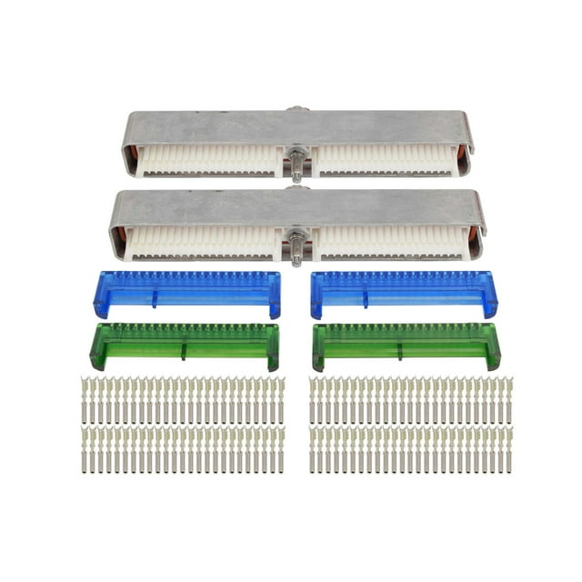 ICT Billet LS Gen 3 ECM Engine Computer Connector Kit Blue Green P59 ...