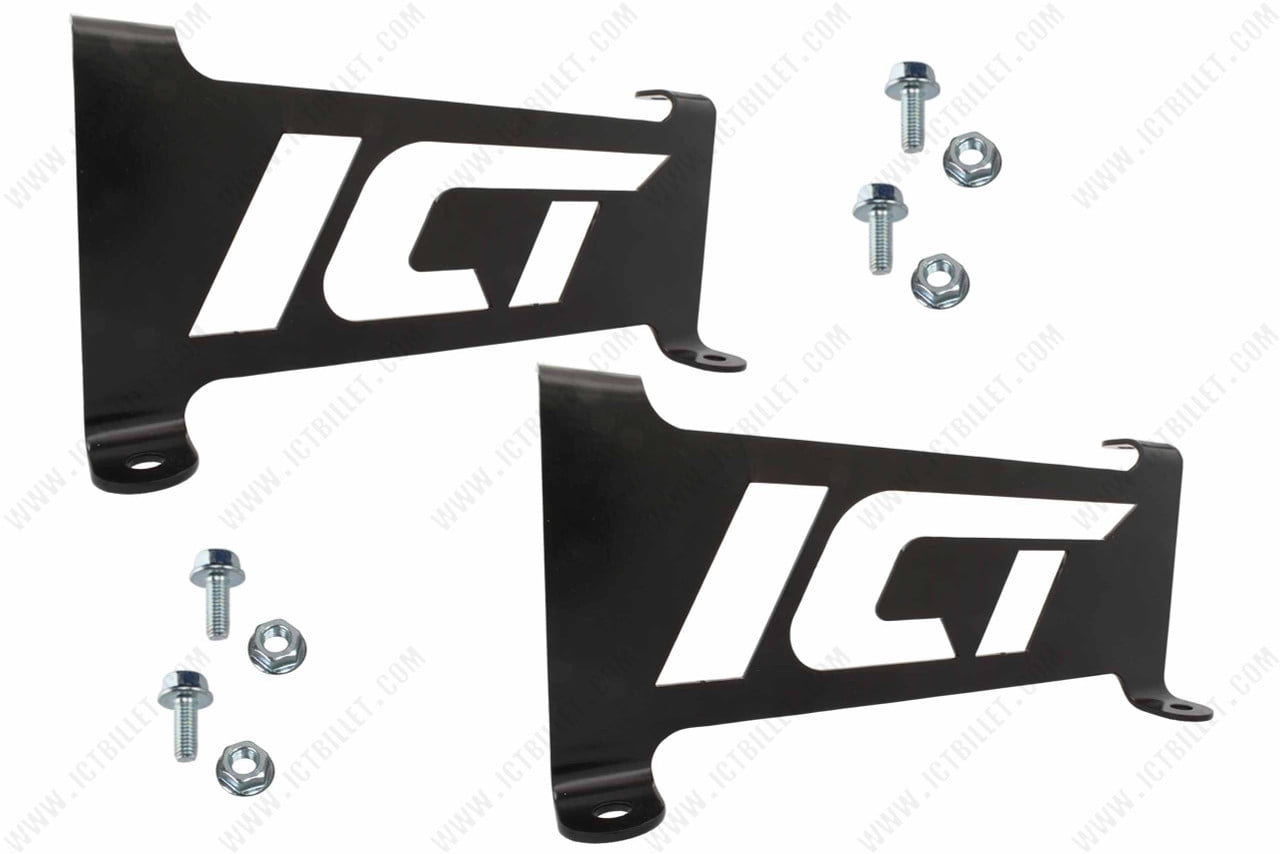 ICT Billet LS Gen 3 PCM Steel Mounting Brackets 0411 P01 P59 ECM ...
