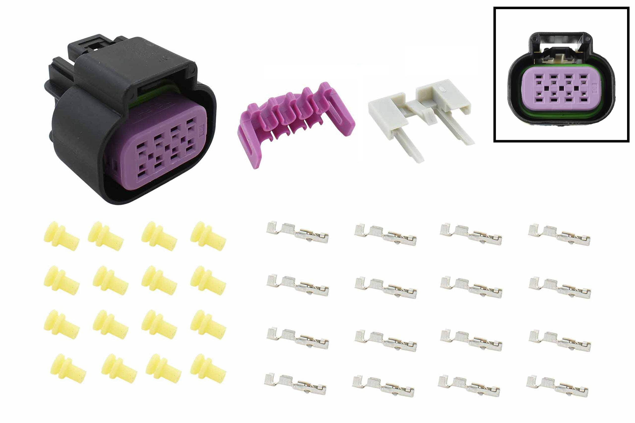 ICT Billet LS Gen 3 Throttle Body Connector Component Kit with ...