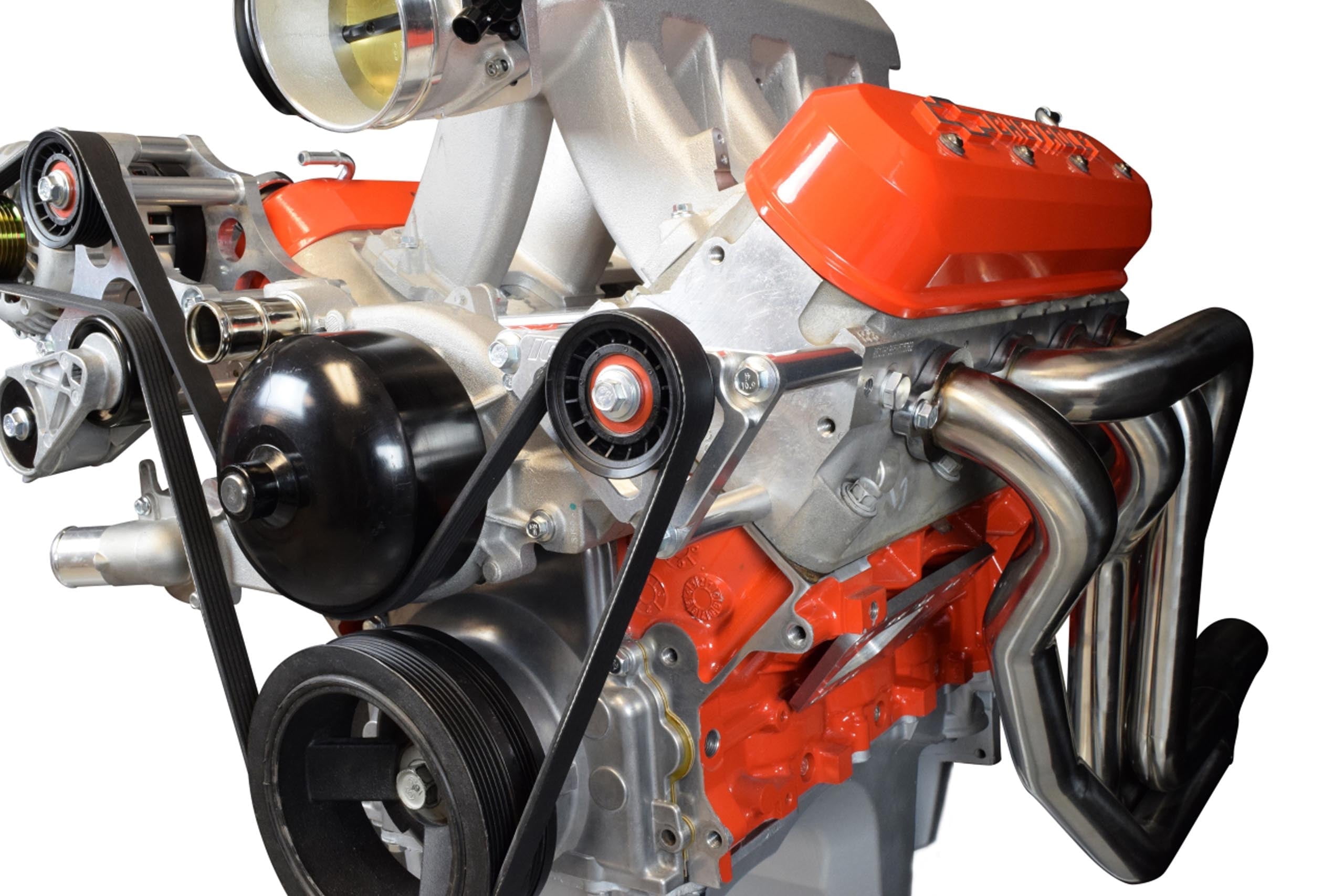 ICT Billet LS Idler Pulley Bracket - Power Steering Eliminator LSX ...