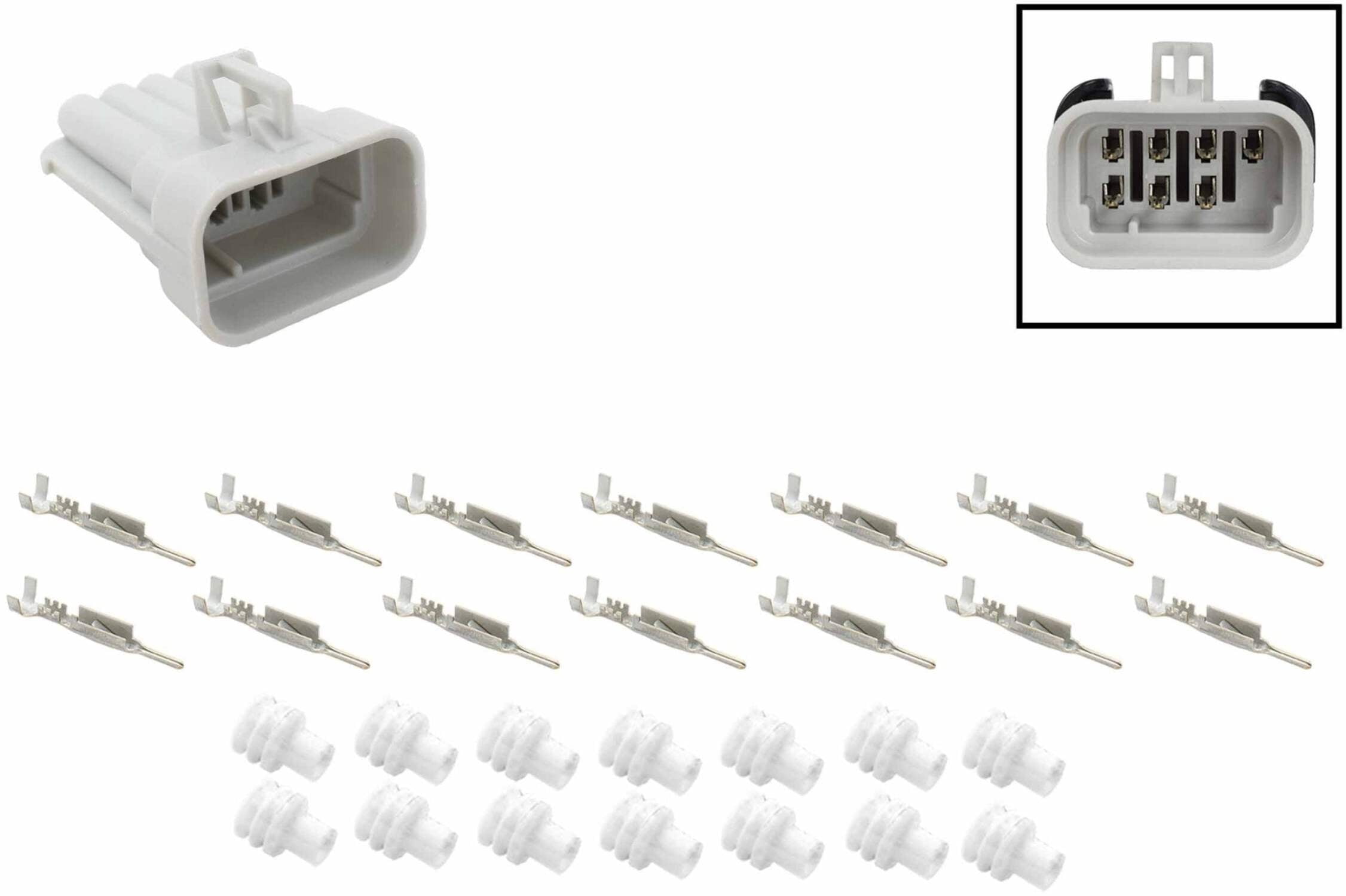 ICT Billet LS Ignition Coil Wire Main Male Connector Component Kit ...