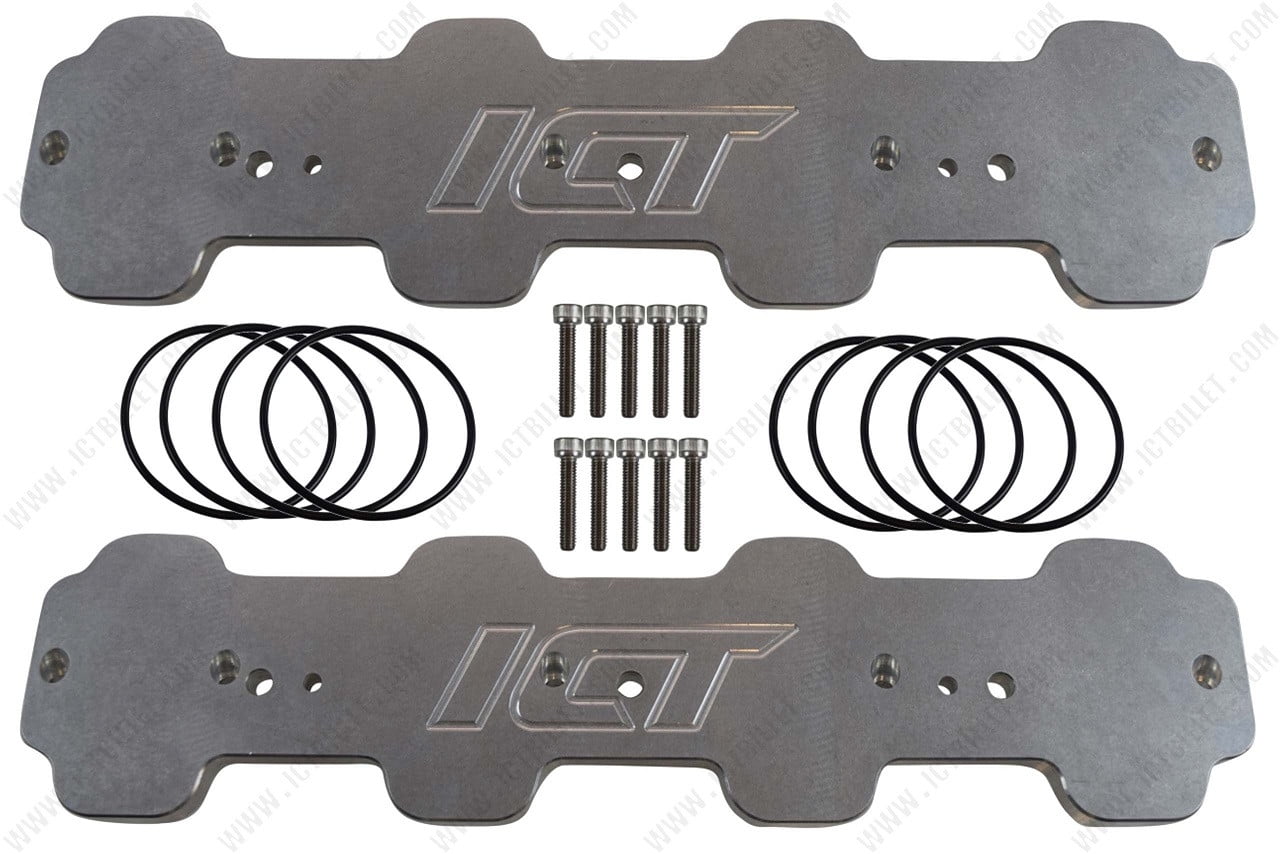 ICT Billet LS Intake Port Blockoff Cover Plates fits LS-Based Engines 4 ...