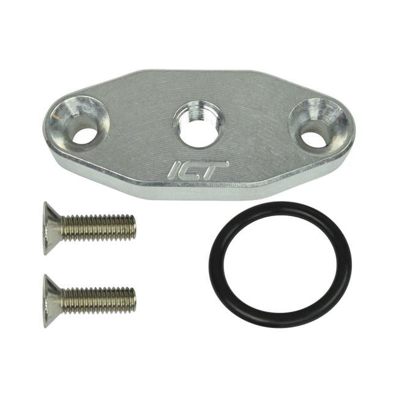 ICT Billet LS LS1.125 NPT Turbo Oil Supply Port Adapter - Walmart.com