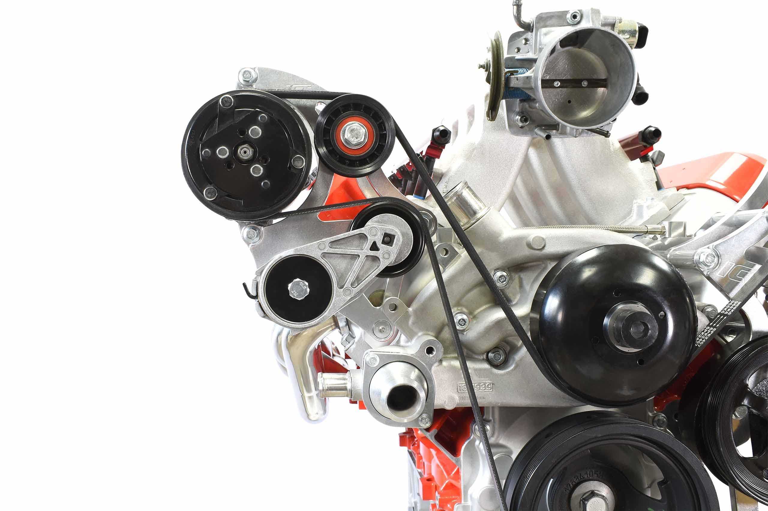 ICT Billet LS Truck Sanden 7176 SD7 Mini A/C Air Conditioner Compressor ...