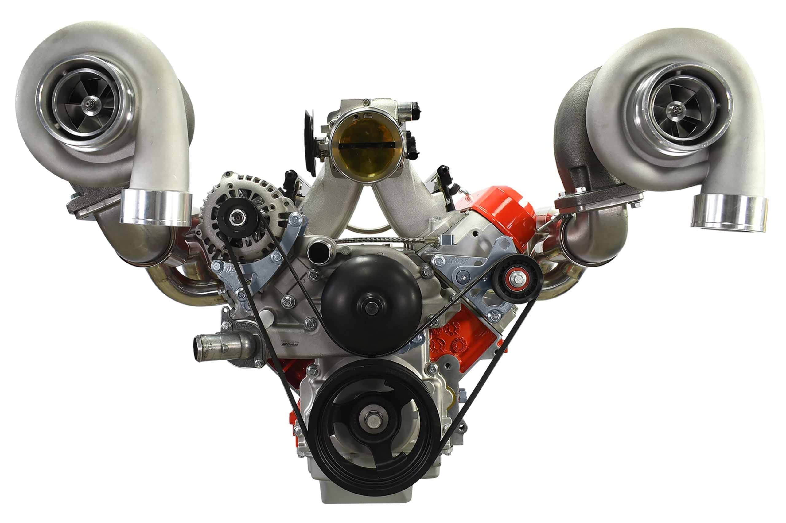 ICT Billet LS Truck Turbo Alternator Bracket & Belt Tensioner ...