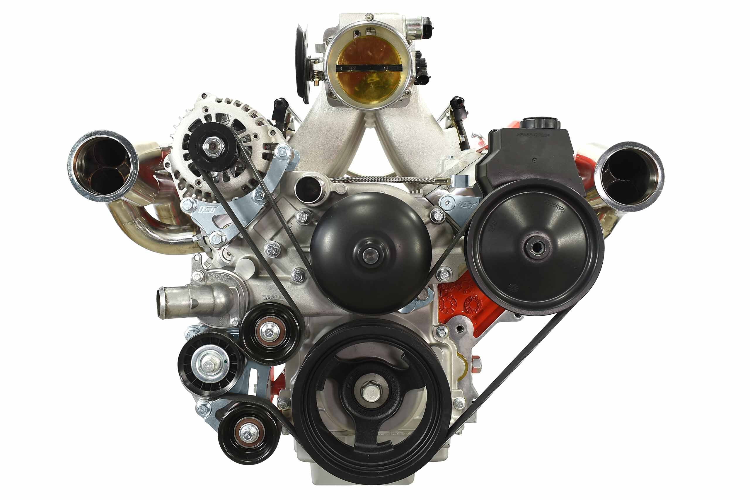 ICT Billet LS Turbo Alternator and Power Steering Bracket Kit for LS1 ...