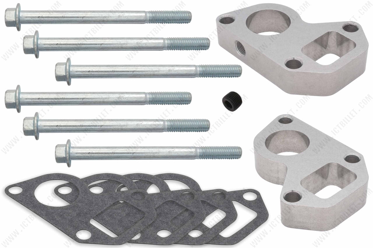 ICT Billet LS Water Pump .71" Spacer Kit - Adapts LS1 Camaro & GTO ...