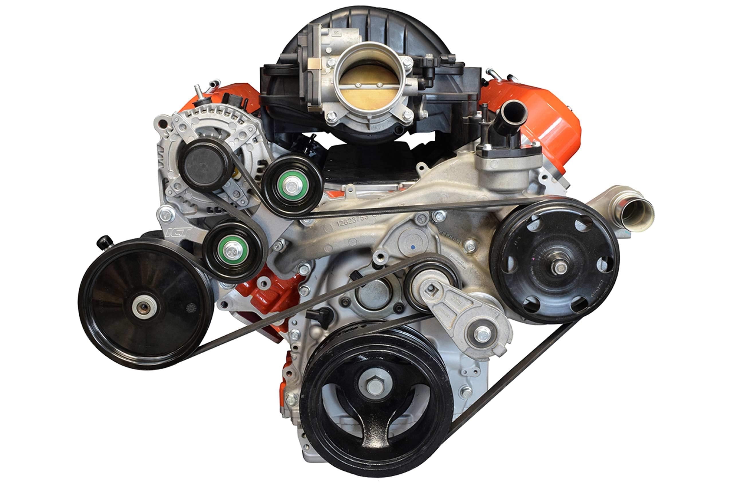 ICT Billet LT1 L83 Alternator & Power Steering Pump Bracket Accessory ...