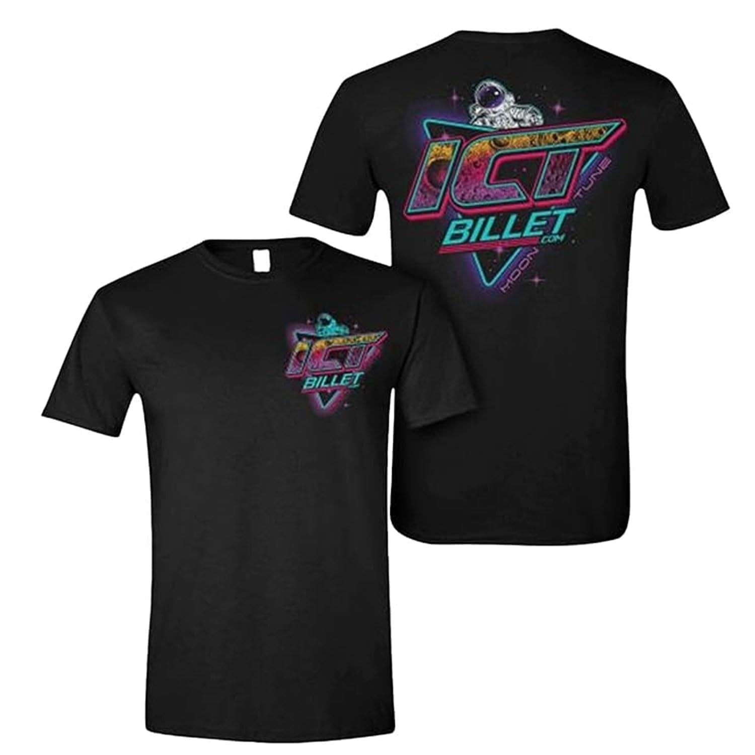 ICT Billet Moon Tune T-Shirt-X-Large Black - Walmart.com