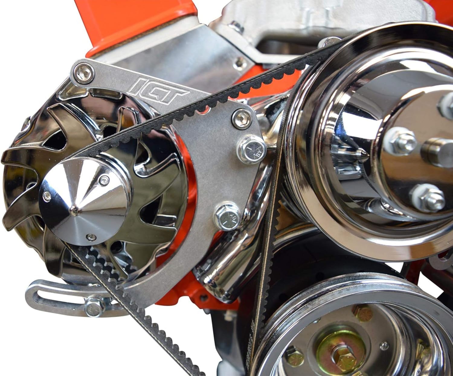 ICT Billet SBC Adjustable Alternator Bracket Low Mount Kit Compatible ...